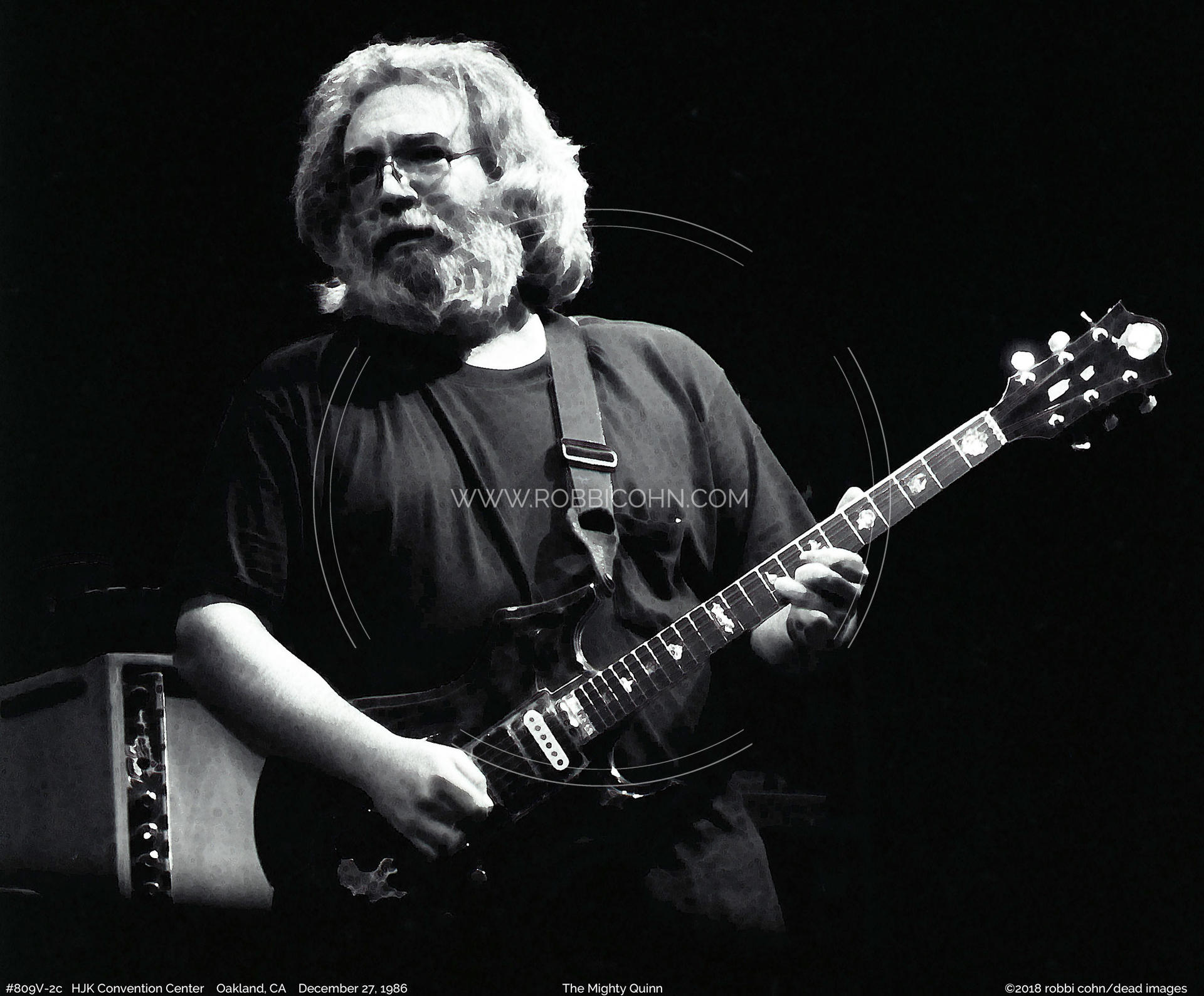 Jerry Garcia - December 27, 1986 - Oakland, CA | Robbi Cohn